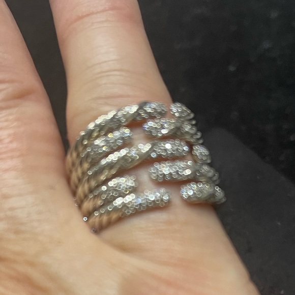 David Yurman | Jewelry | David Yurman 5 Rows Willow Ring With 44 Tcw ...